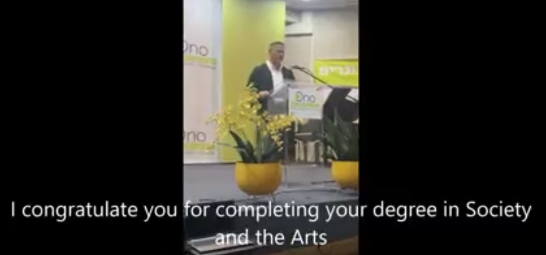 Assistant Dean Discusses Commencement Addresses in Arabic and with ...